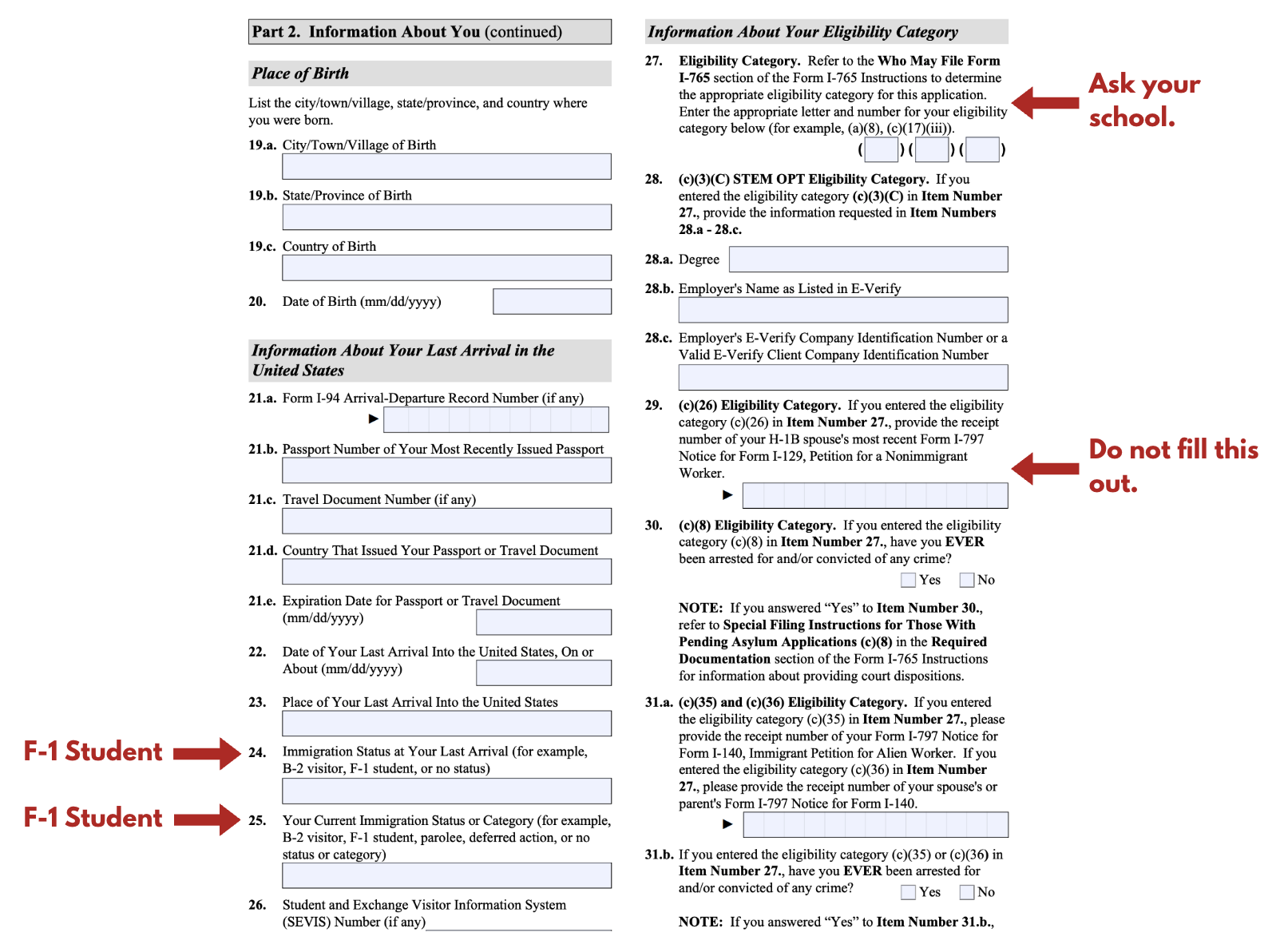 How to Fill out Form I-765?