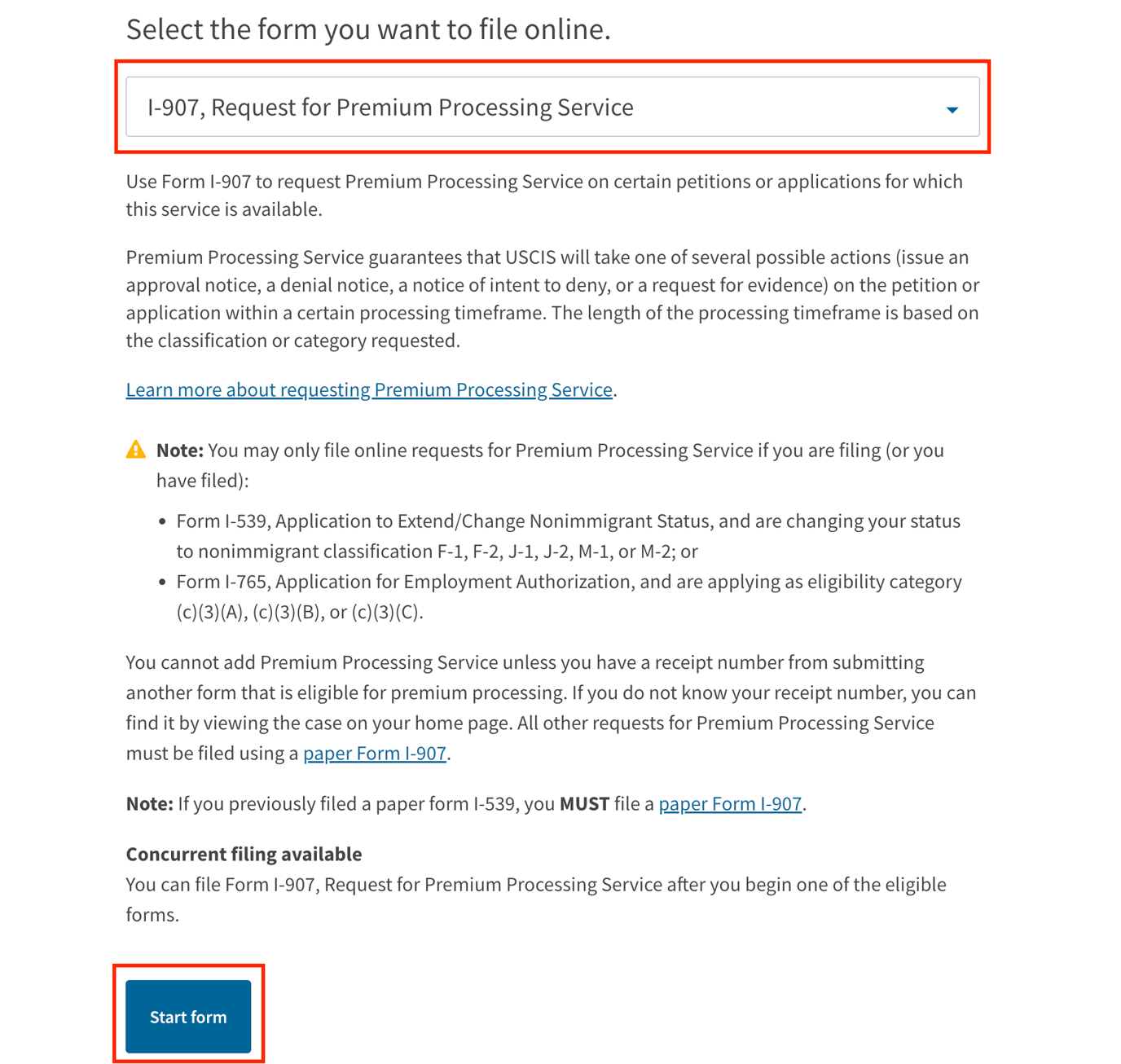 How to Fill out Form I-907?