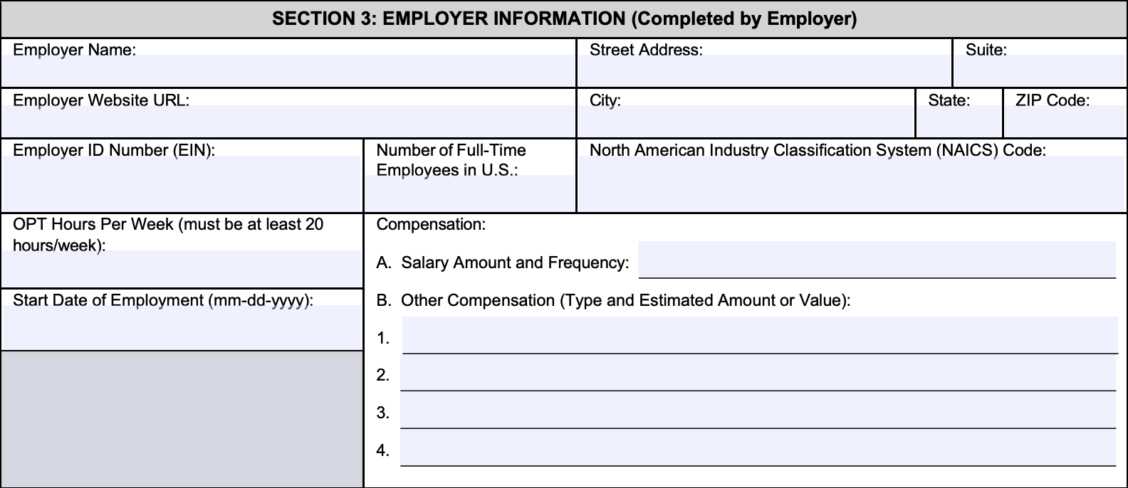 STEM OPT Extension - How to Fill out Form I-983?