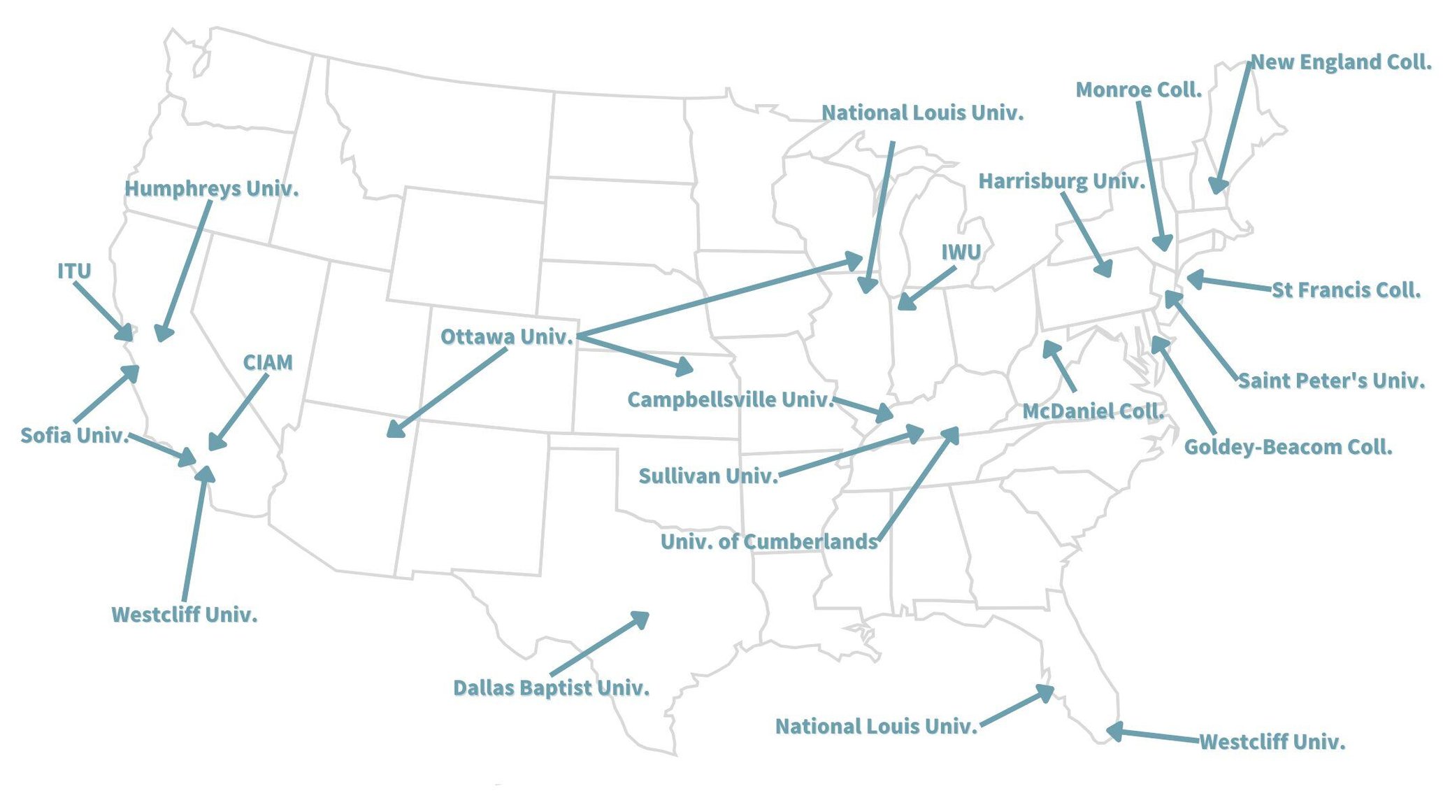 CPT - List of Day 1 CPT Schools (with Map)